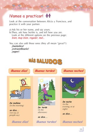 Leccion saludos(aprendeele) | PDF