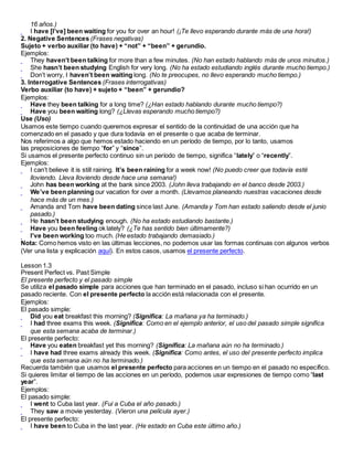 Leccion tres | DOCX