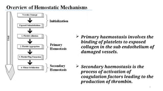 Bleeding and Coagulation Disorders Slides | PPTX