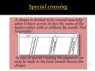 Lec crossing of cheques | PPTX
