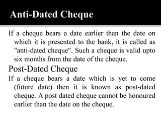 Lec crossing of cheques | PPT