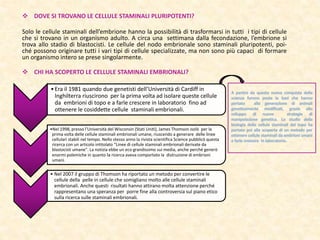 Le cellule staminali | PPTX