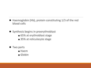 HAEMOGLOBIN PHYSIOLOGY | PPTX