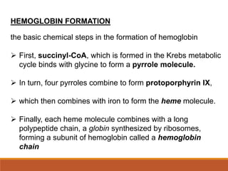 HAEMOGLOBIN PHYSIOLOGY | PPTX