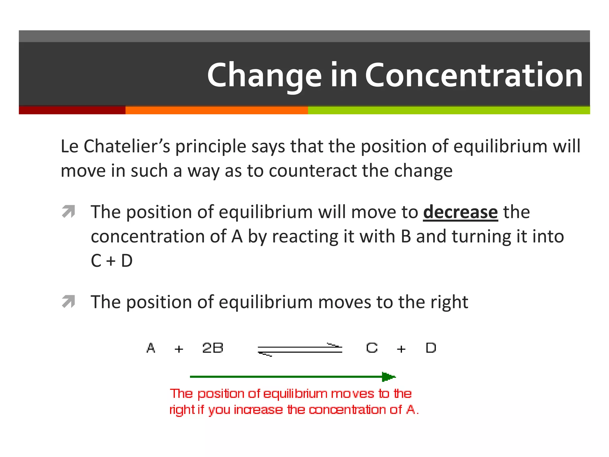 Le Chatelier's Principle | PPTX