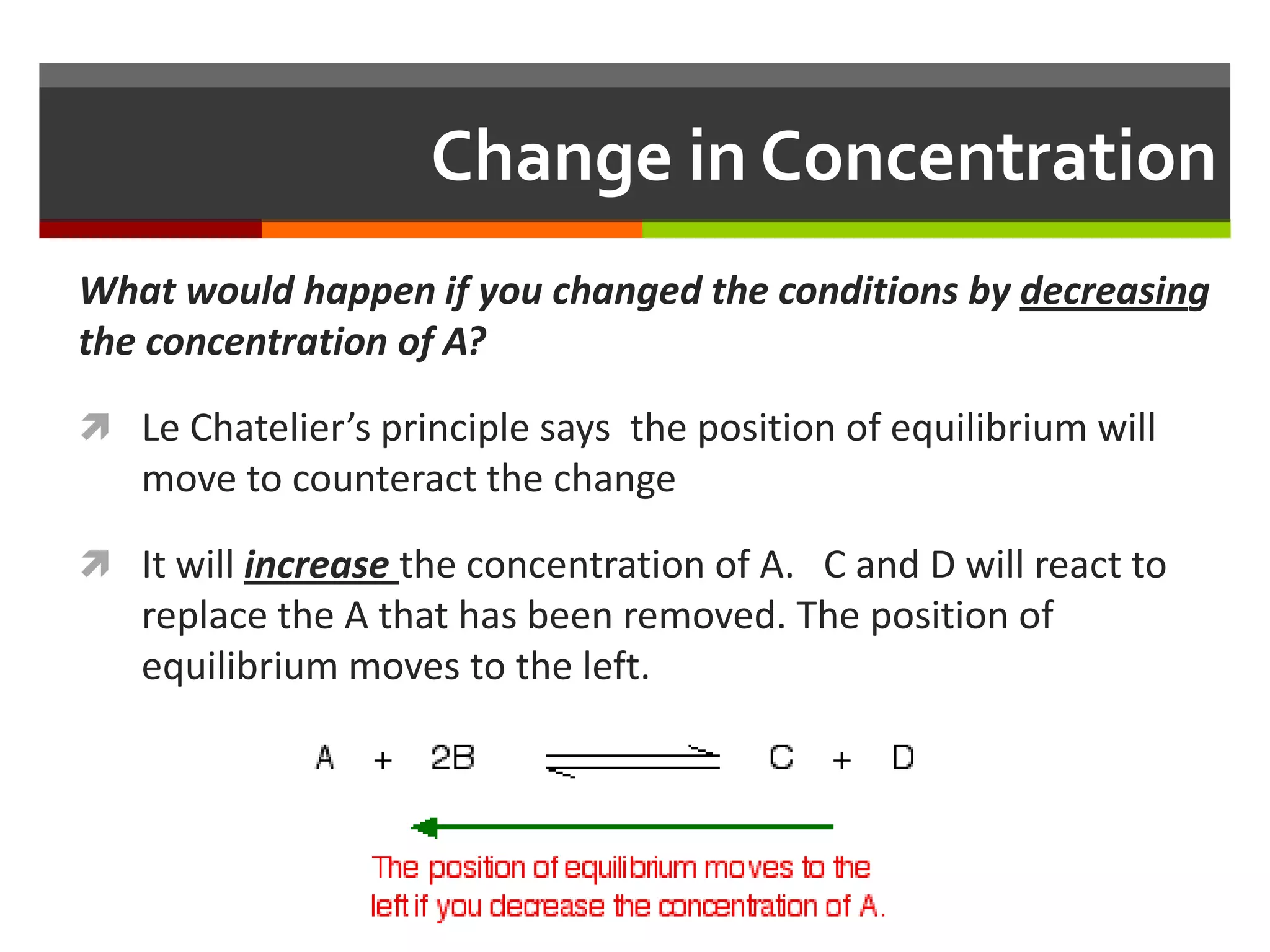 Le Chatelier's Principle | PPTX