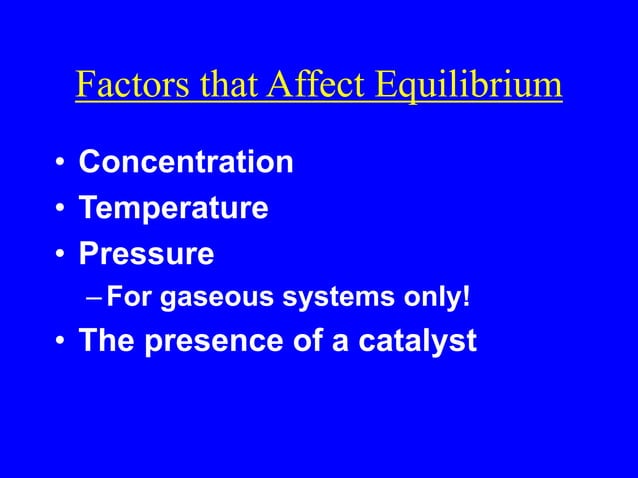 Le Chateliers Principle.ppt | Chemistry | Science