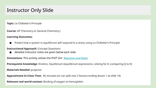 Le Chatelier's Principle.pptx chemistry ppt | PPTX