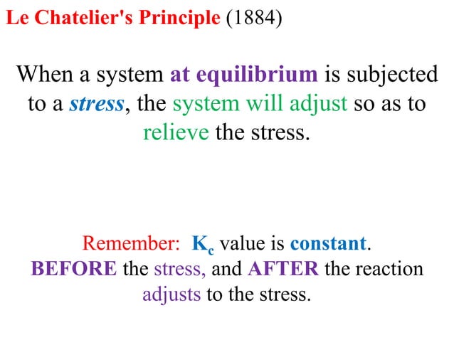 Le Chateliers Principle 3.pptX CHEMISTRY | PPT