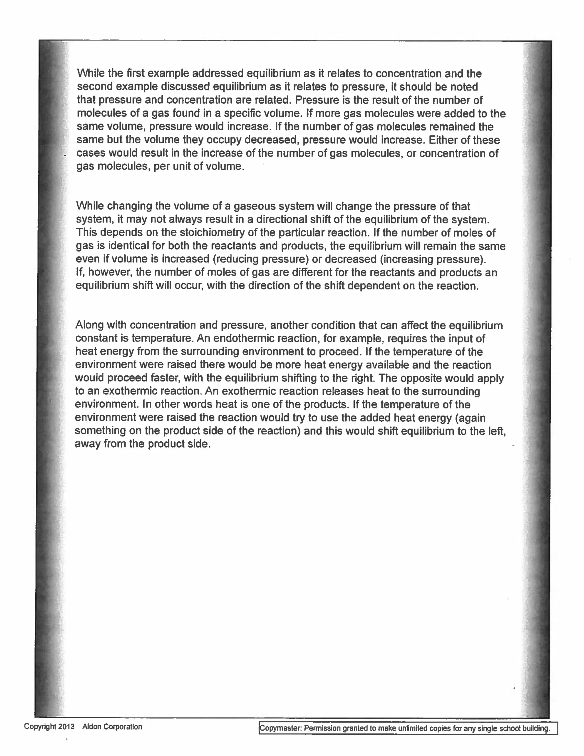 Le chatlier's principle | PDF