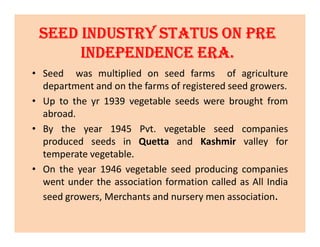 Indian seed industry | PDF