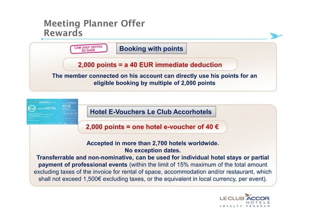 Le Club AccorHotels Meeting Planner | PPT