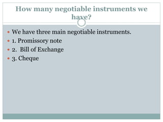 Lec negotiable instruments | PPTX