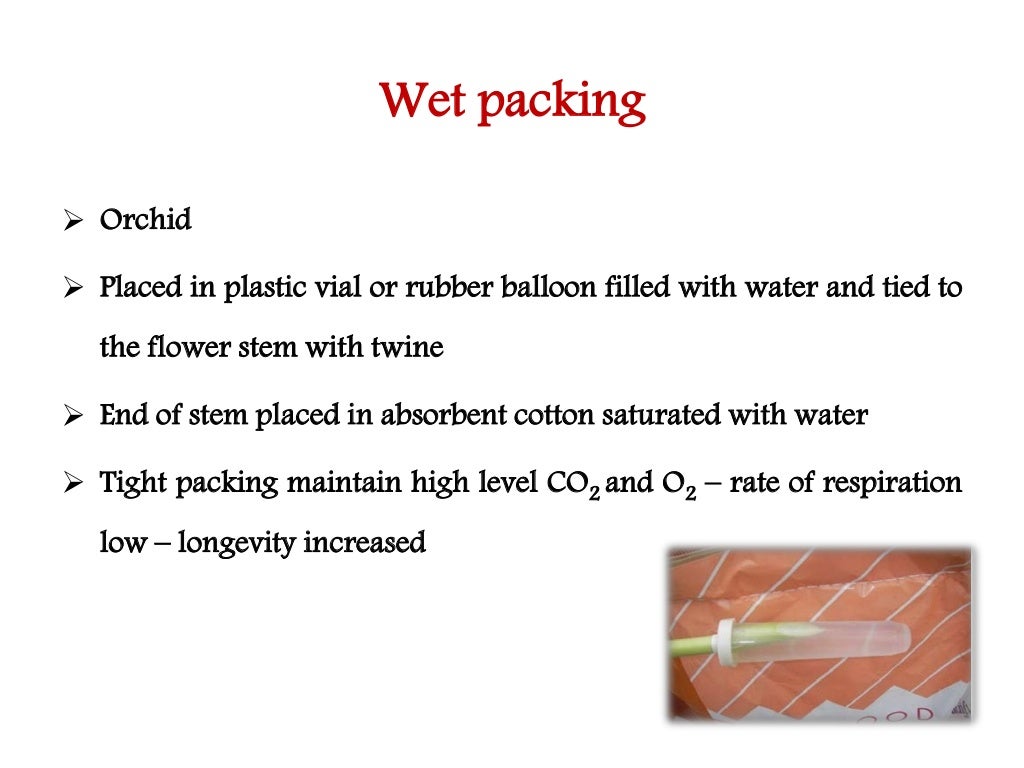 Cut flower and loose flower - Grading, packaging and storage techniques ...