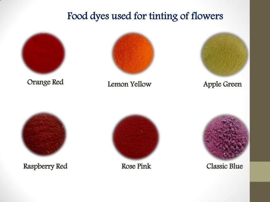 Tinting of cut flowers. | PDF