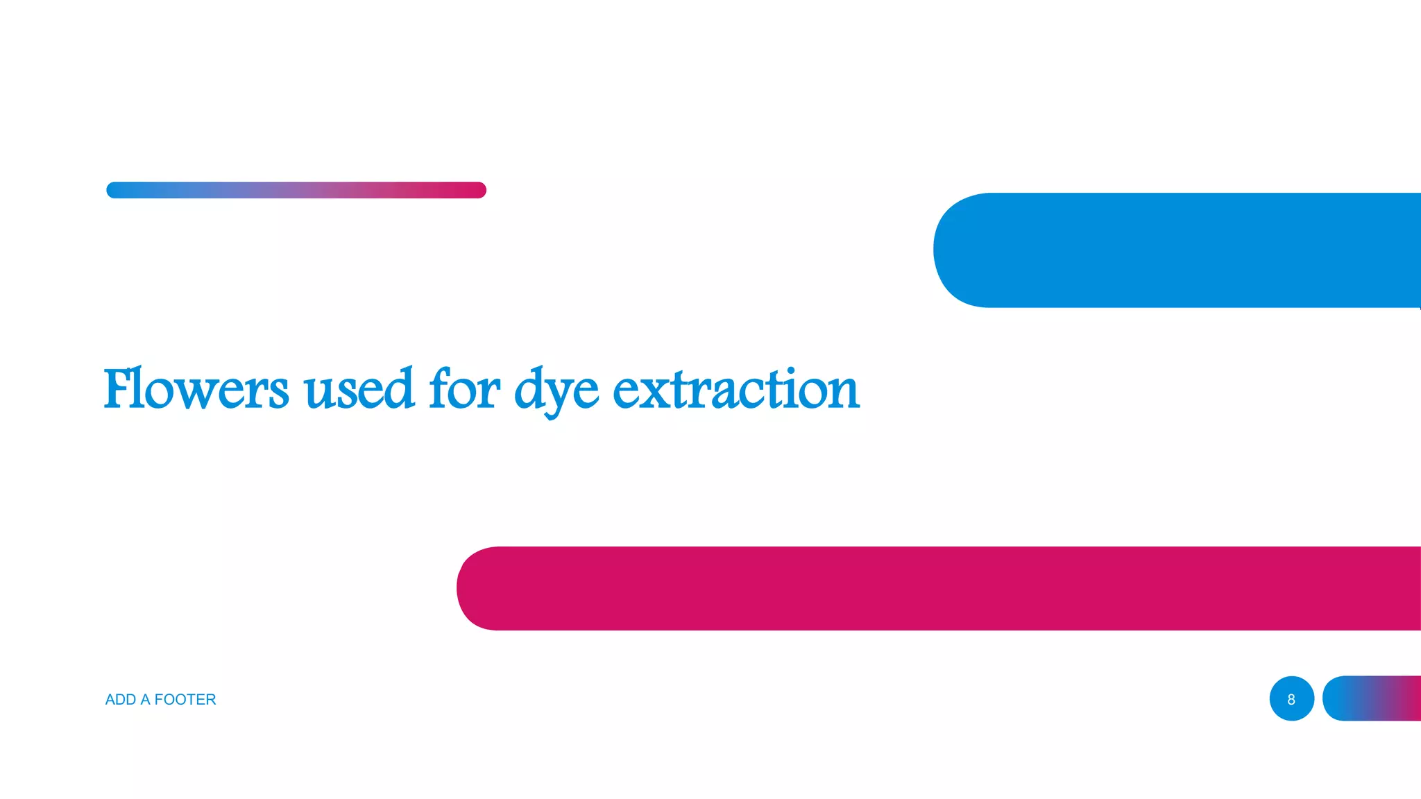Methods of dye extraction from flower crops | PDF