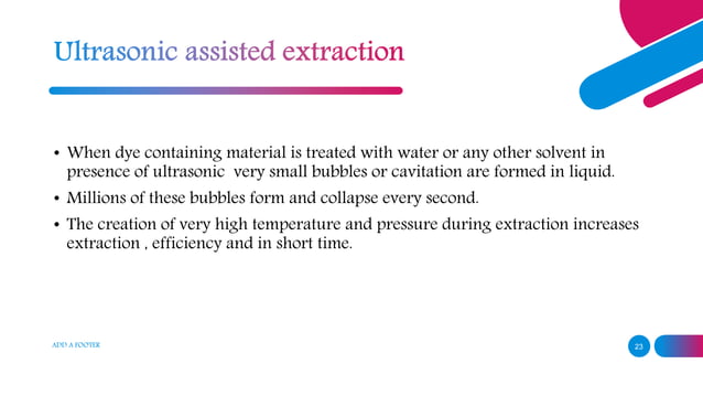 Methods of dye extraction from flower crops | PDF
