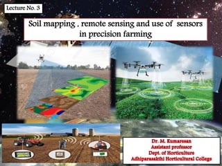 Soil mapping , remote sensing and use of sensors in precision farming | PDF | Agriculture ...