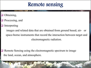 Soil mapping , remote sensing and use of sensors in precision farming | PDF