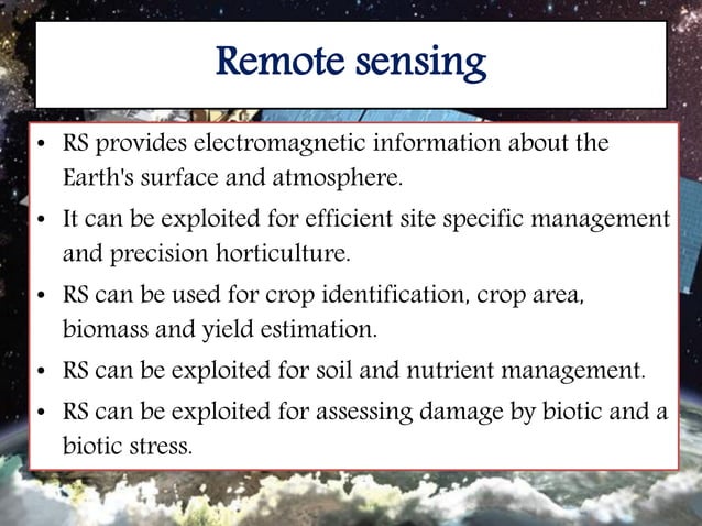 Soil mapping , remote sensing and use of sensors in precision farming ...