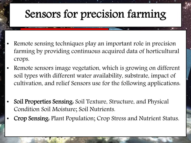 Soil mapping , remote sensing and use of sensors in precision farming ...