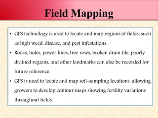 Global positioning system (gps) and its application in precision farming | PDF
