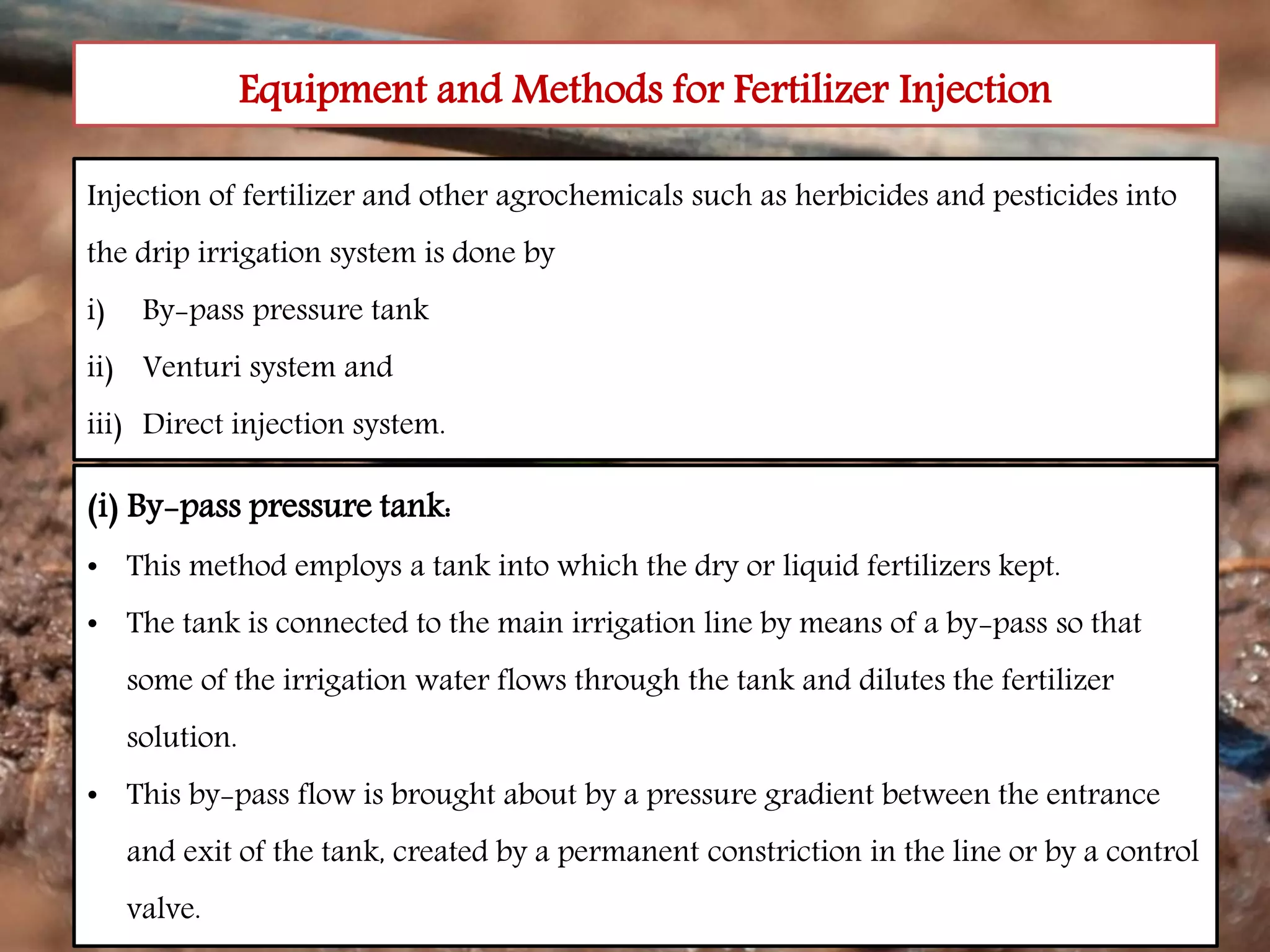 Design, layout and installation of drip and fertigation in precision ...