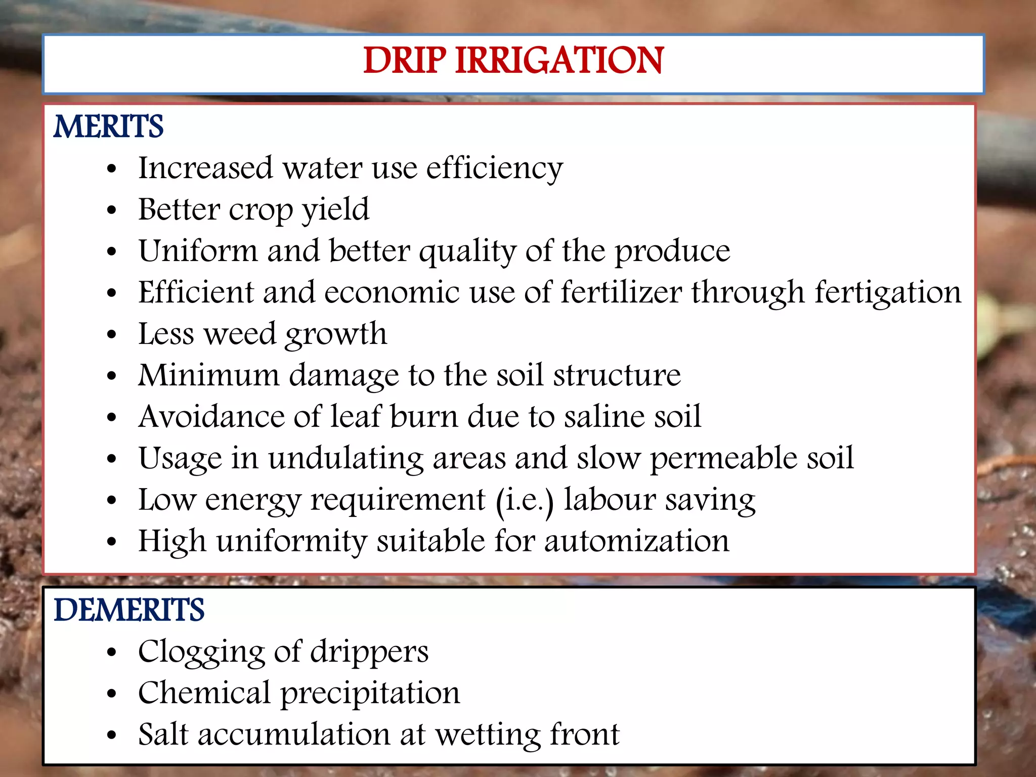 Design, layout and installation of drip and fertigation in precision ...