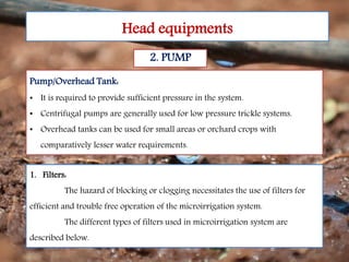 Design, layout and installation of drip and fertigation in precision ...