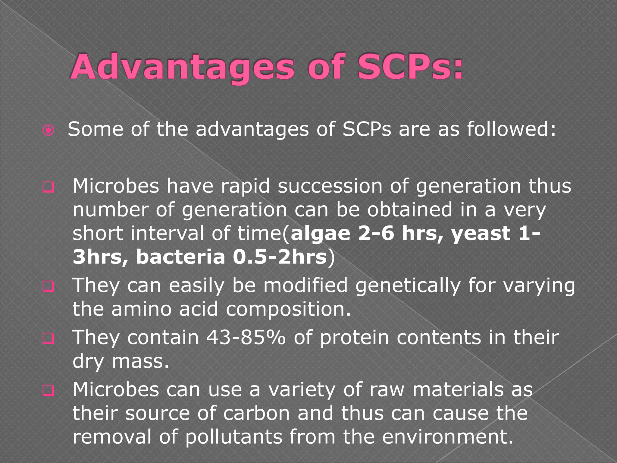 Single cell protein production of algal biomass | PDF