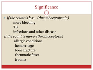 clinical chemistry - blood Analysis | PPTX