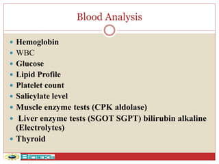 clinical chemistry - blood Analysis | PPTX