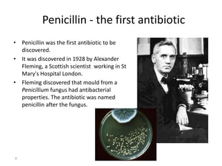 Lec no 2. antibiotics, antiseptic, antipyretics | PPT