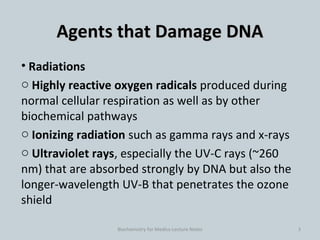 DNA damage and Repair mechanism and types | PDF