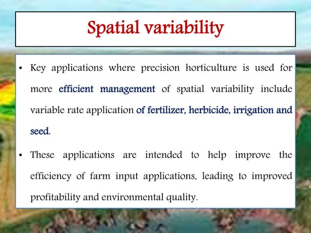 Thematic maps, spatial variability, mobile mapping systems and its application in precision ...