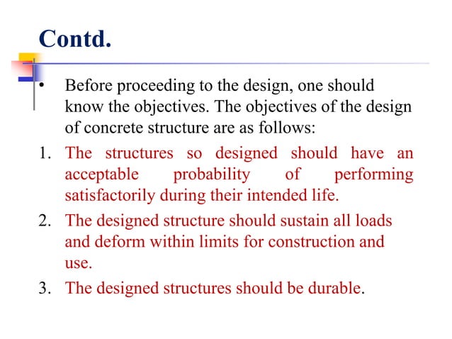 Limit state design of RCC concrete structures | PPTX | Civil ...