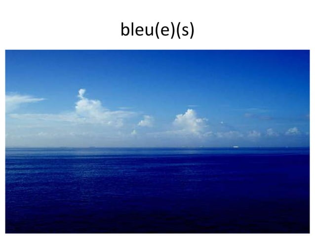 Lecon 12 les couleurs | PPT