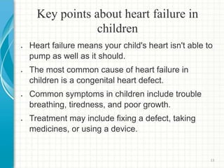 Lecure One Heart Failure In children.pptx | Heart and Cardiovascular ...