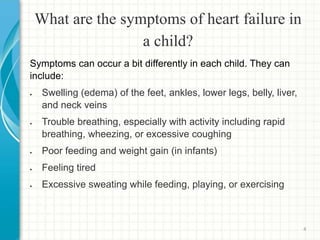 Lecure One Heart Failure In children.pptx | Heart and Cardiovascular ...