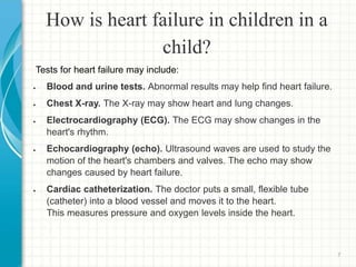 Lecure One Heart Failure In children.pptx | Heart and Cardiovascular ...