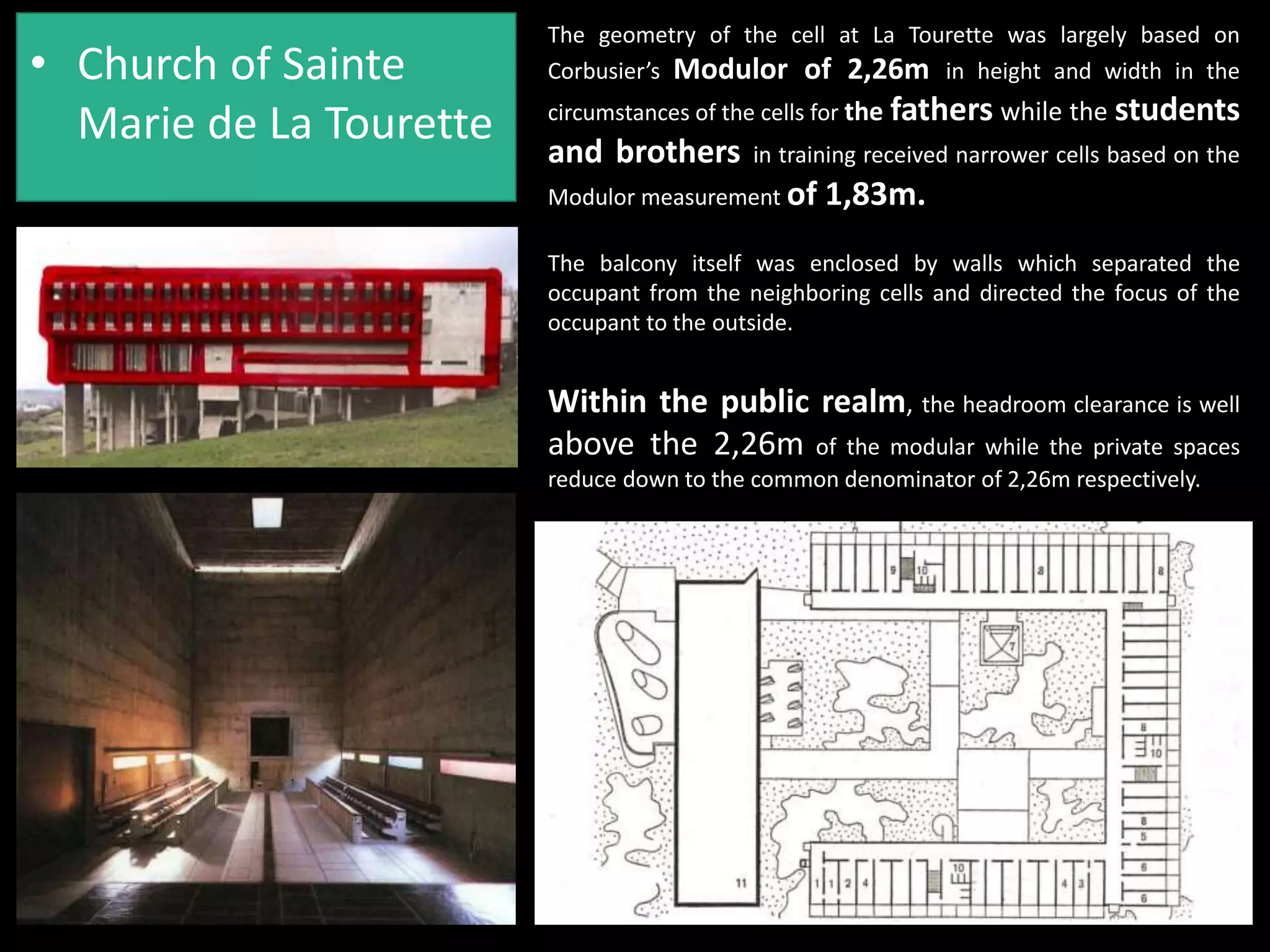Le Corbusier - manifestation of human scale into mathematical truths | PPT