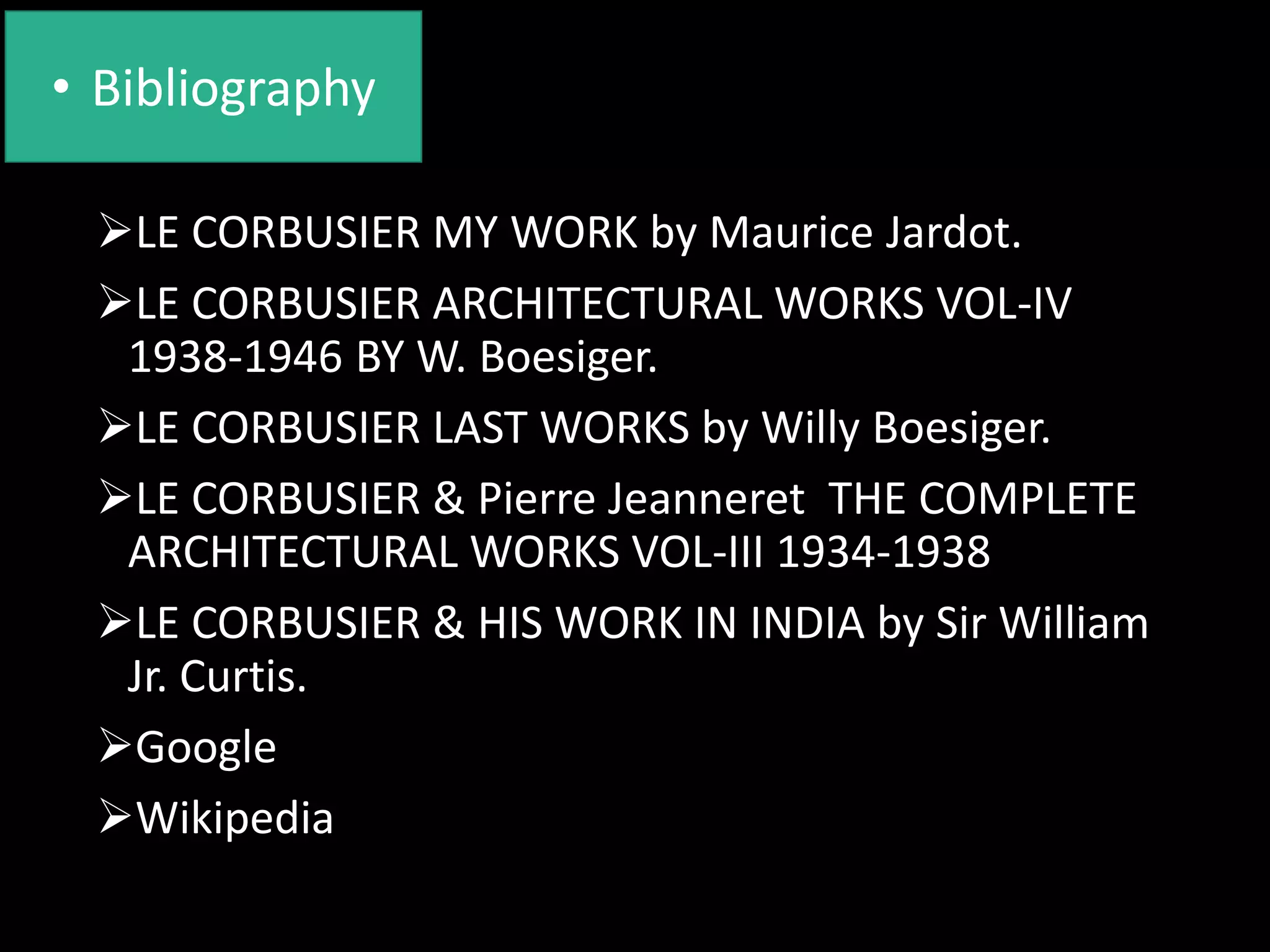 Le Corbusier - manifestation of human scale into mathematical truths | PPT
