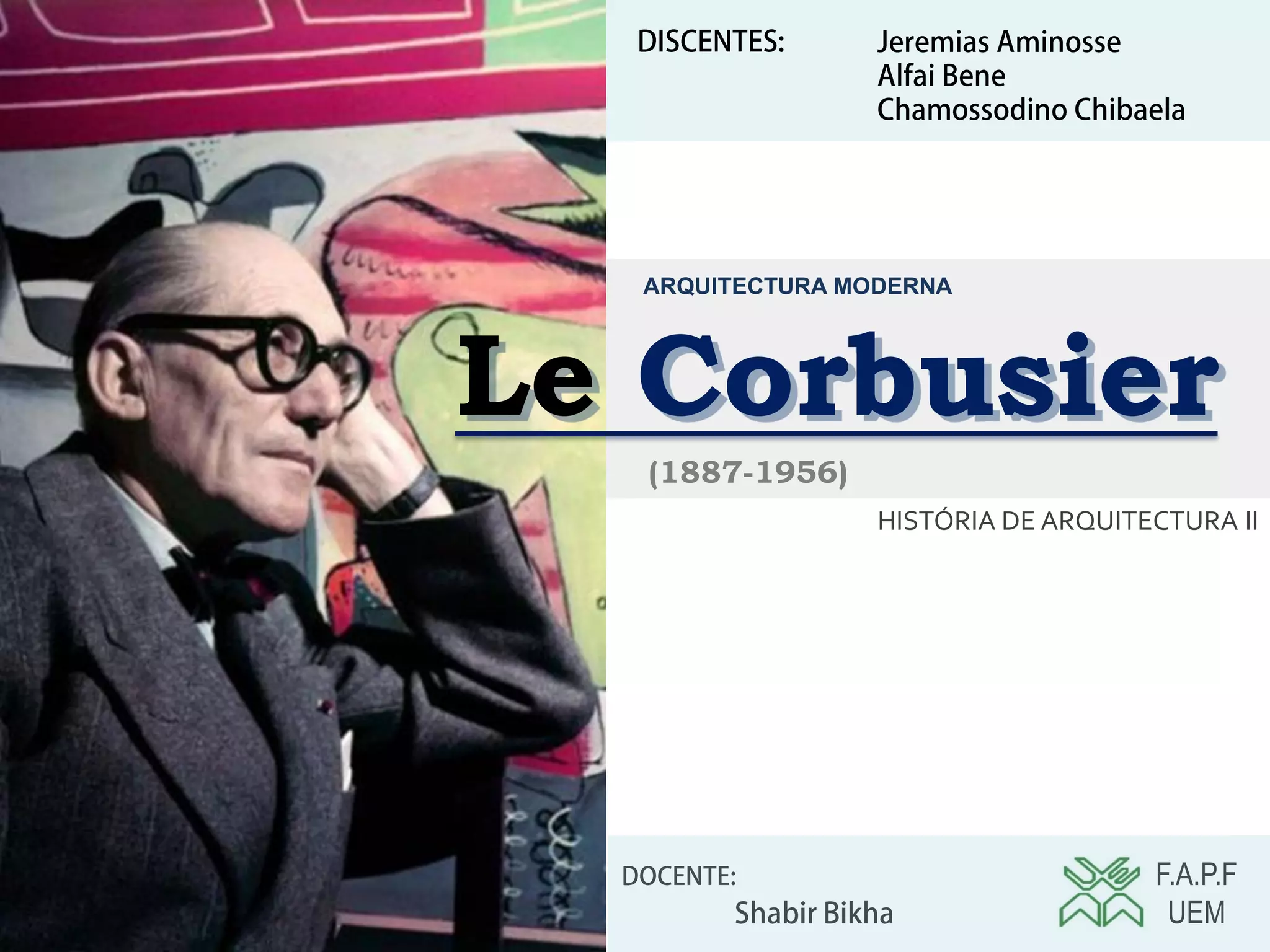 Le corbusier (1887 1965) | PDF
