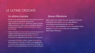 Le crociate | PPT