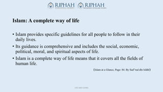 Lecrure-1 An Introduction to Islamic Vision of Life (1).pptx
