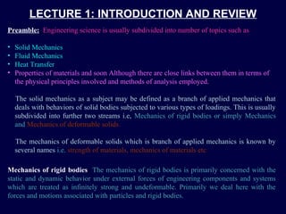 Prof.N.B.HUI Lecture of solid mechanics | PPT