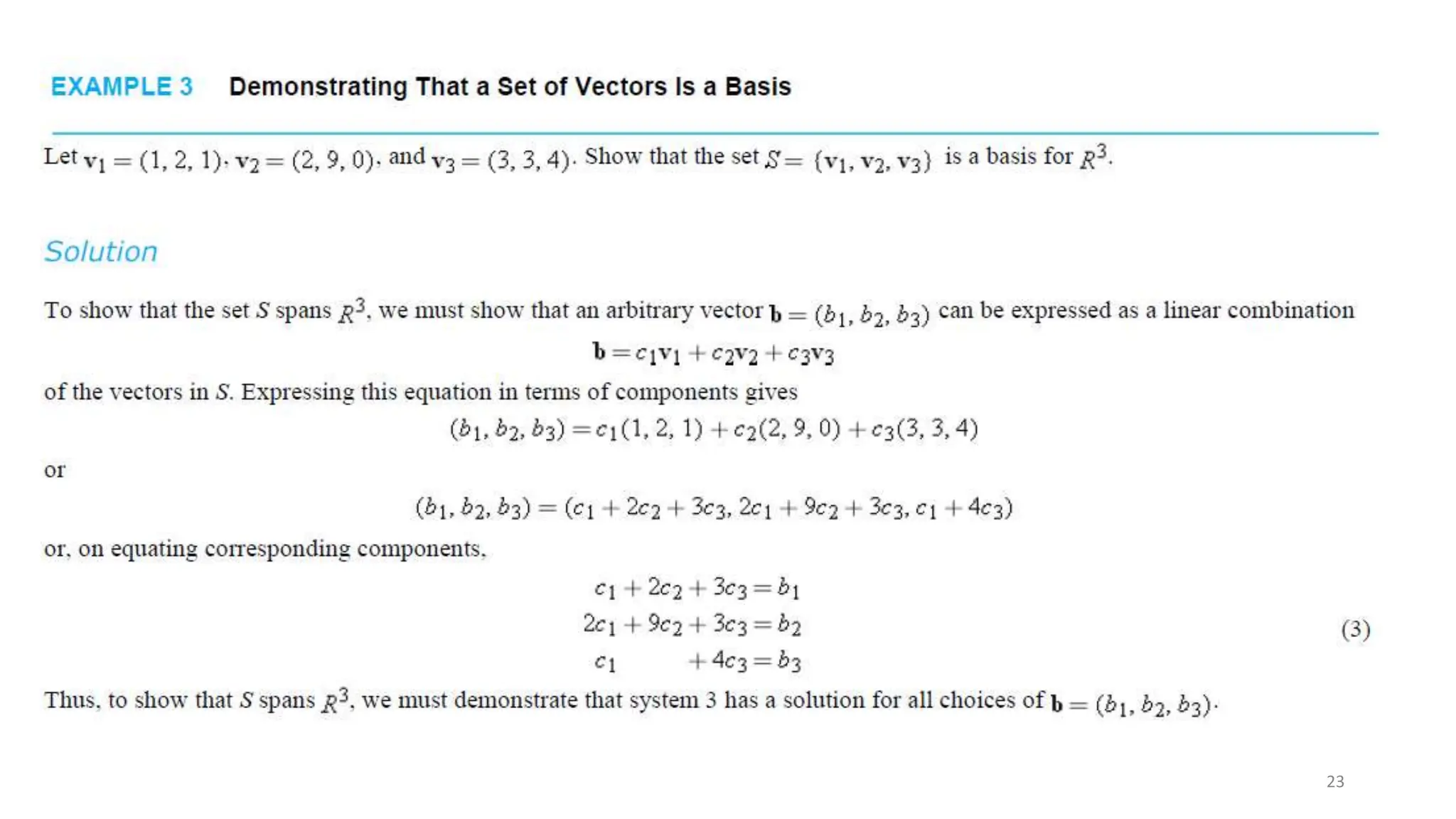 Lec# (System of linear equations and Vector space).pptx | Free Download