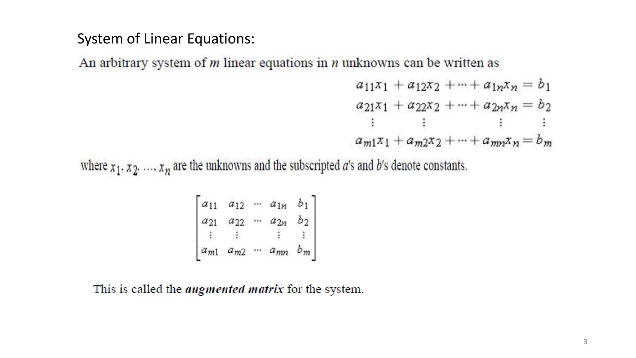 Lec# (System of linear equations and Vector space).pptx