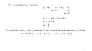 Lec# (System of linear equations and Vector space).pptx