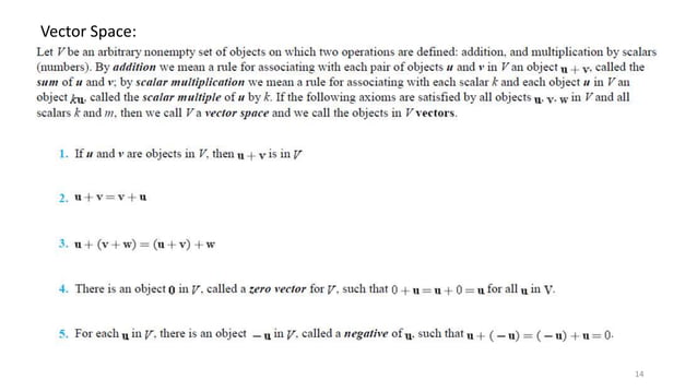 Lec# (System of linear equations and Vector space).pptx